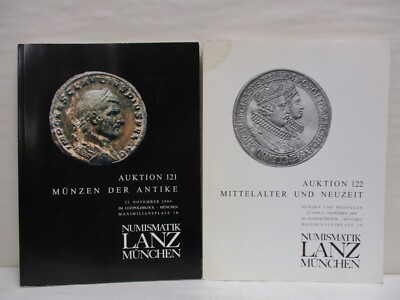 2 Numismatik Lanz Munchen Auction Catalogs #121 & 122 Antique Medieval ...