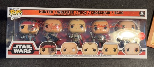 SIGNED Dee Bradley Baker STAR WARS “The Bad Batch” 5-Pack Funko Pop! | eBay