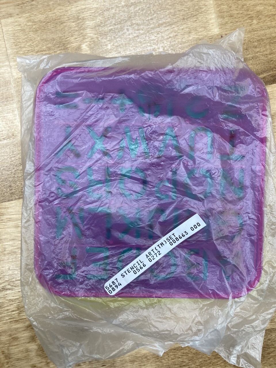 Tupperware Stencil Art Set-Alphabet-Animals-Numbers-Set of 8-NEW ...