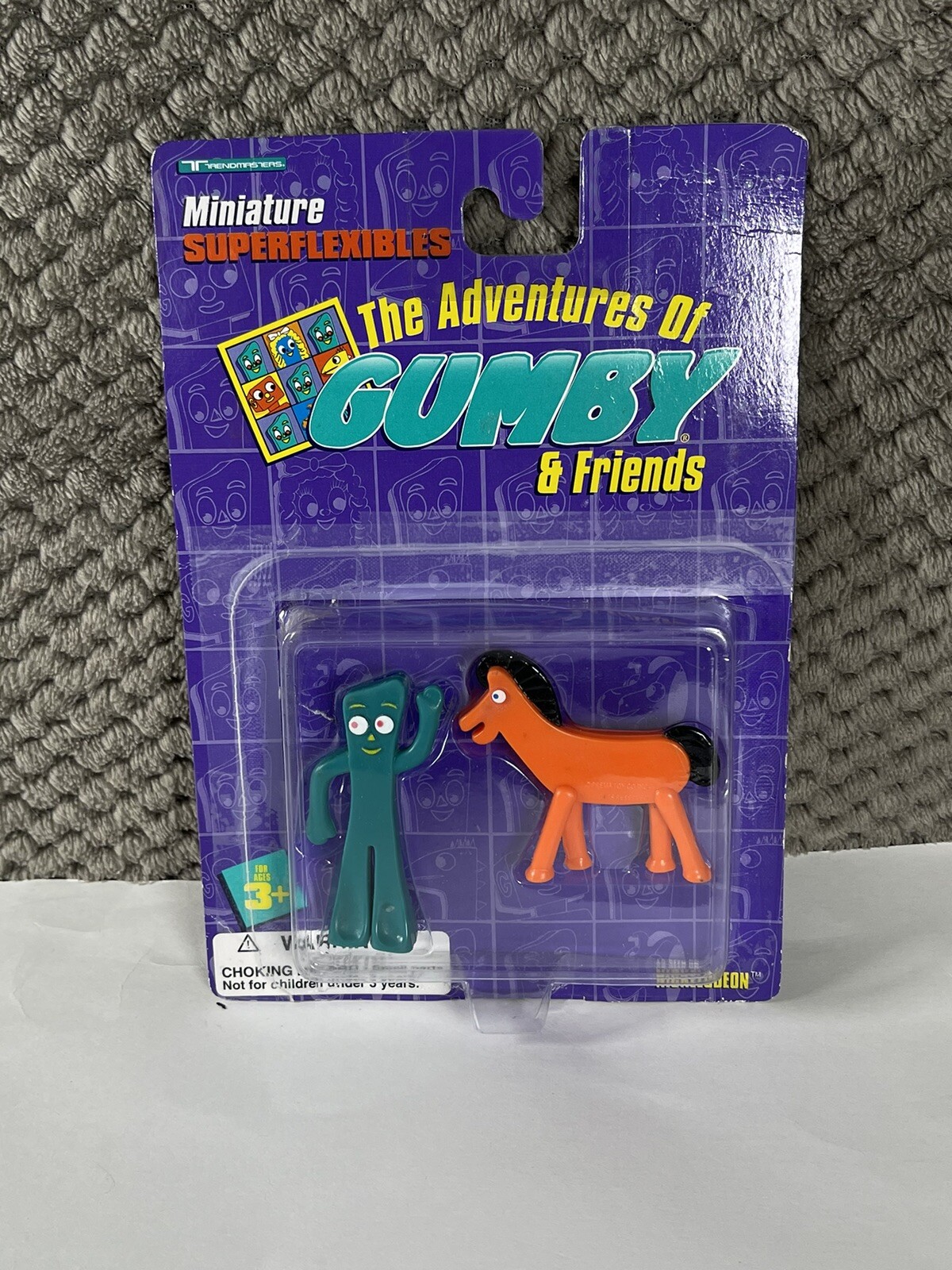 THE ADVENTURES OF GUMBY & FRIENDS MINIATURE SUPERFLEXIBLES MOC 1996 ...