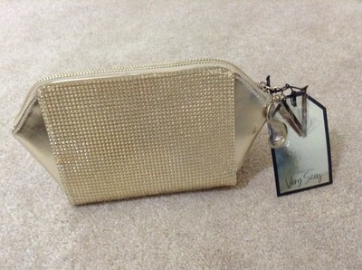 Victorias Secret Gold Sequin Sparkle BLING Bag | eBay