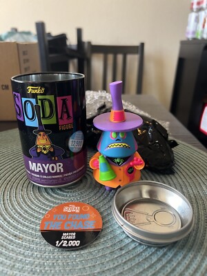 LIMITED EDITION CHASE BLACKLIGHT Mayor Funko Soda Nightmare Christmas ...