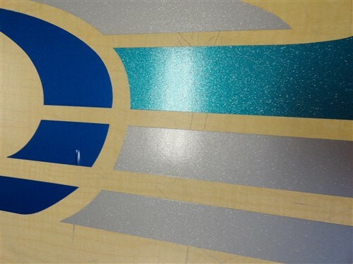 RINKER CAPTIVA DECAL TEAL / BLUE / SILVER 54" X 8 1/2" MARINE BOAT | eBay