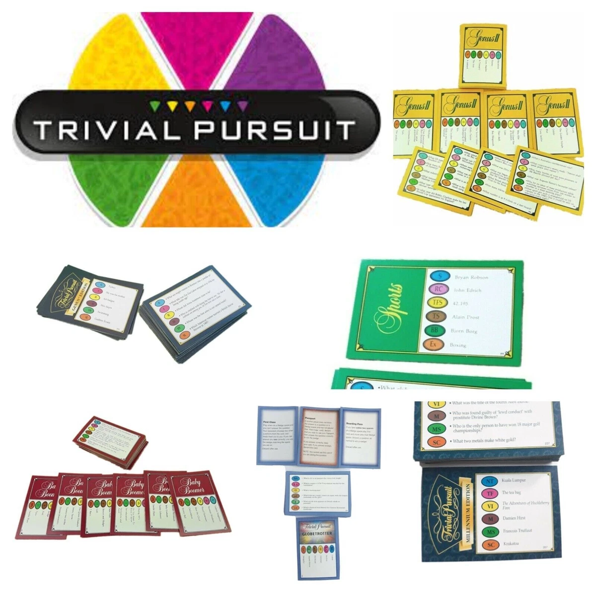 Trivial Pursuit Card