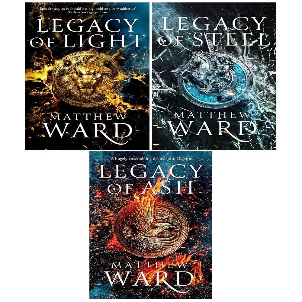 Legacy Trilogy Series 3 Books Collection Set by Matthew Ward Legacy of ...