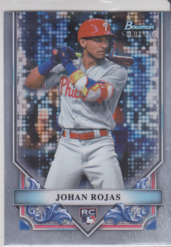 2024 Bowman Sterling Johan Rojas Rookie base card BSR-28 Philadelphia ...