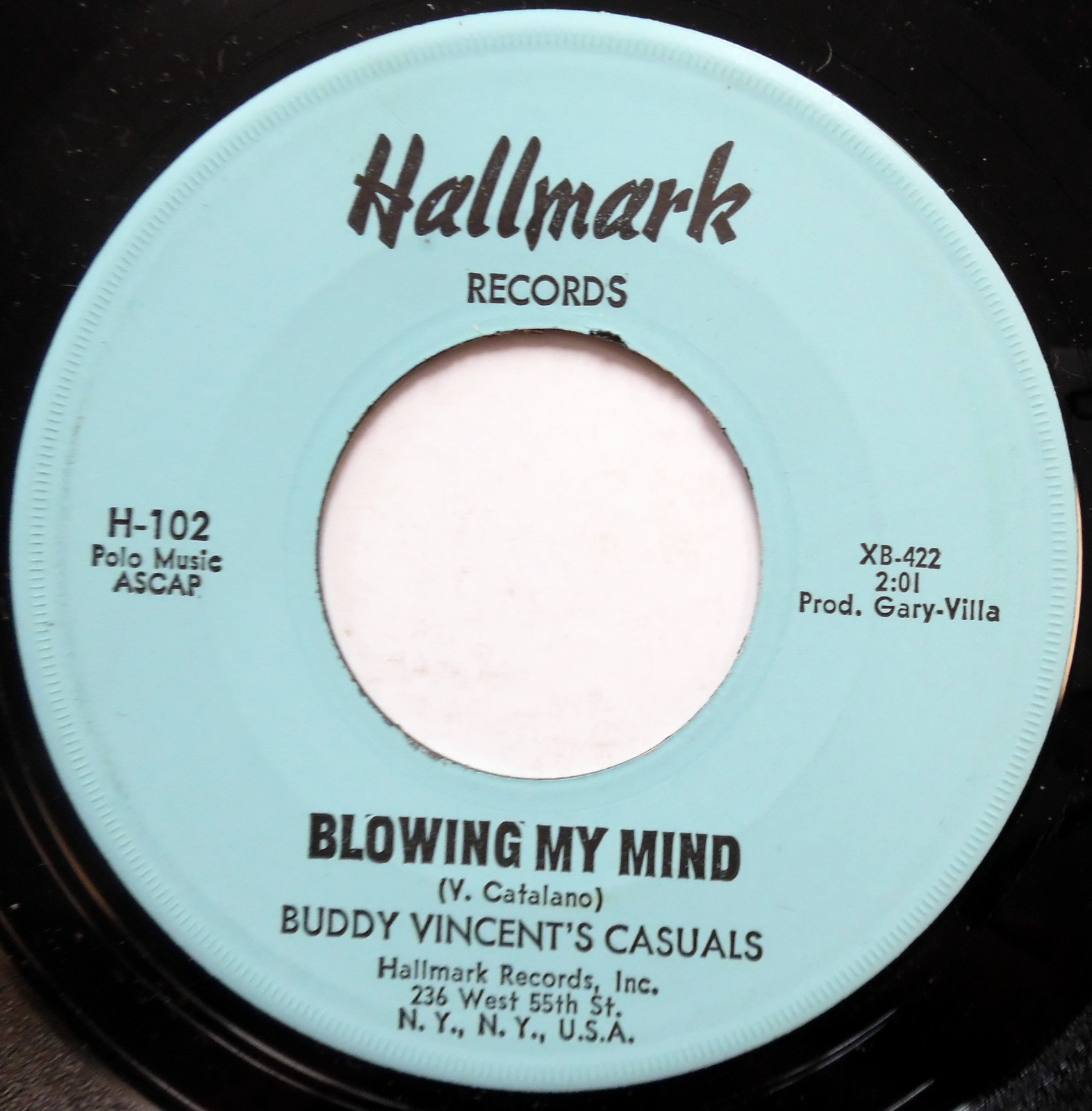 BUDDY VINCENT'S CASUALS 45 Blowing My Mind / Make Someone Happy VG++ ...