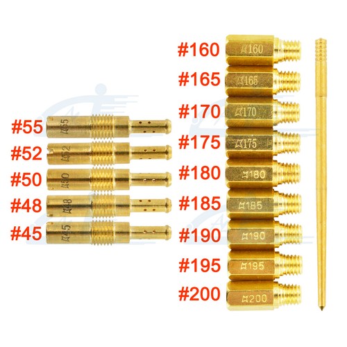 Carburetor Main Jet Pilot/Slow Jet Needle Kit Set For Keihin FCR PWK ...