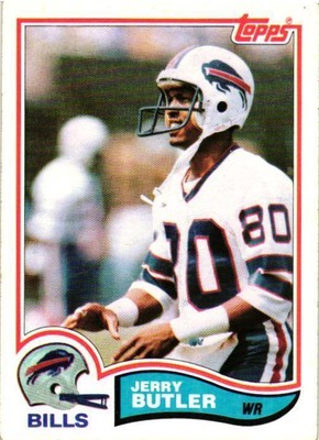 JERRY BUTLER 1982 Topps Football #24 FREE SHIPPING B12R4S14P7 | eBay