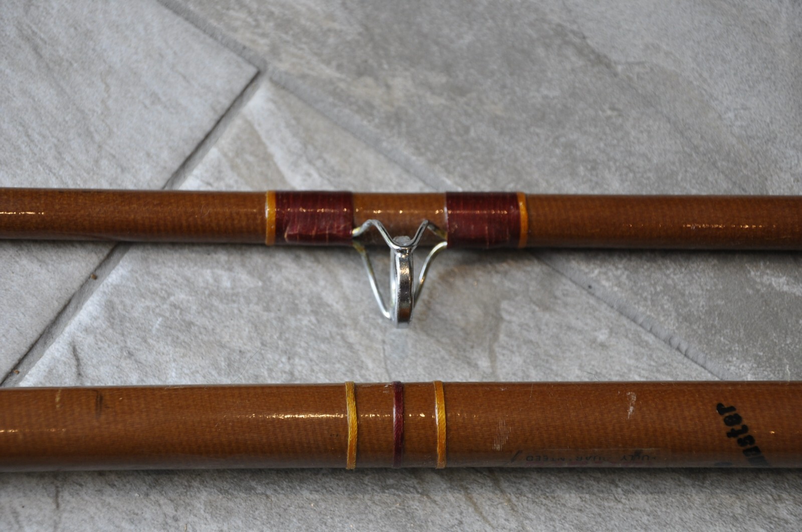 Milbro Number 466 Vintage Retro Old Two Piece Fibre Glass Fishing Rod ...