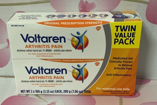 🩻 Arthritis Pain Relief Topical Gel Anti Inflam TWIN PACK 3.53 Oz Ea🆕 ...