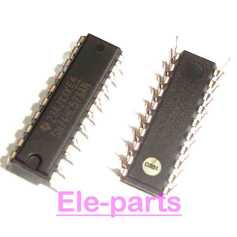 10 PCS SN74HC573AN DIP-20 74HC573N 74HC573 HC573 transparent latch IC ...