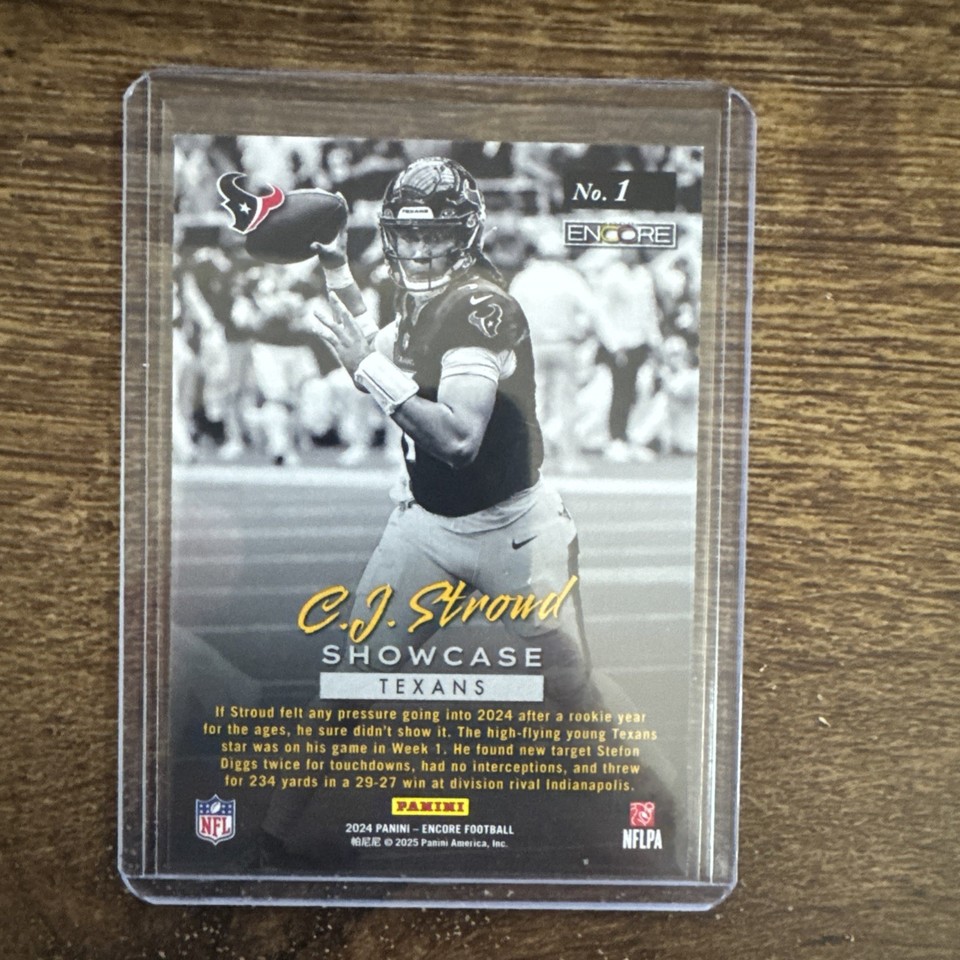 2024 Panini Encore CJ Stroud Showcase Case Hit SP | eBay