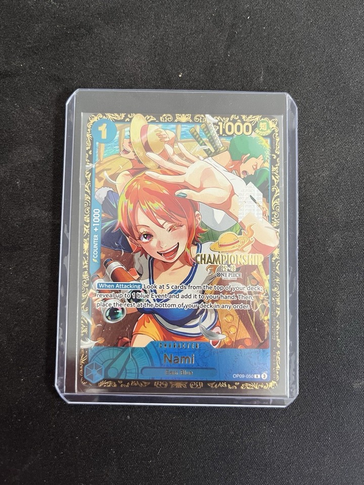 One Piece Nami OP09-050 CHAMPIONSHIP 2025 TOP 64 - REGIONALS PRIZE ...