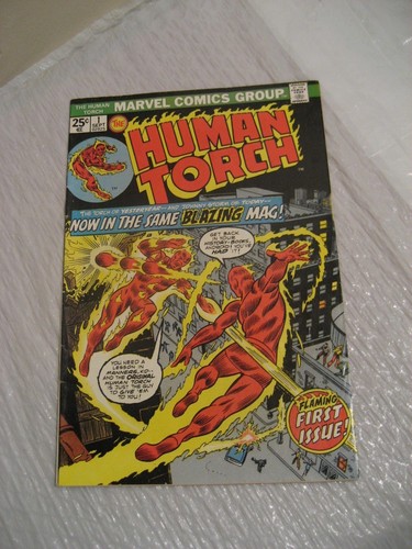 HUMAN TORCH #1 f-vf condition 1974 marvel comic book | eBay