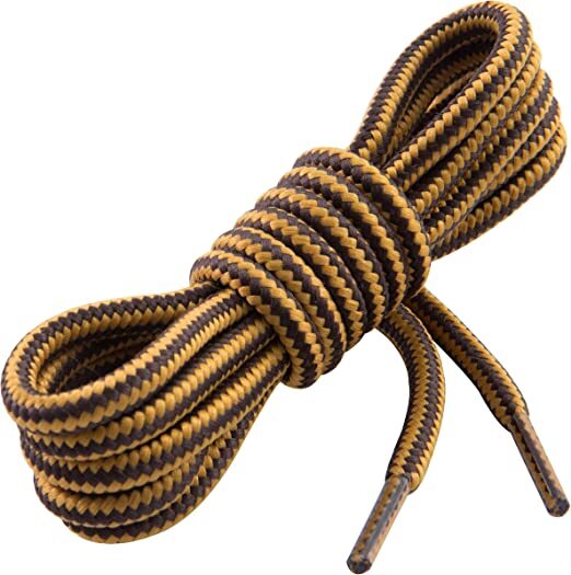 2 Pairs of Round Shoelaces Sneakers Runners Boots Drawstrings 120-180cm ...