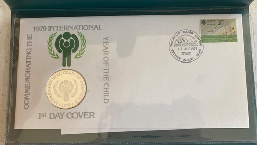 PNC / FDC: 1979 INTERNATIONAL YEAR OF THE CHILD - SILVER MEDALLION #BB9 | eBay