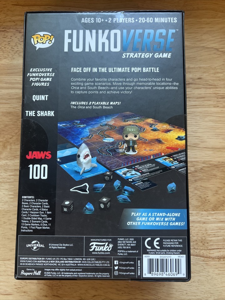 Funko Pop! FUNKOVERSE Strategy Game Jaws 100 | eBay