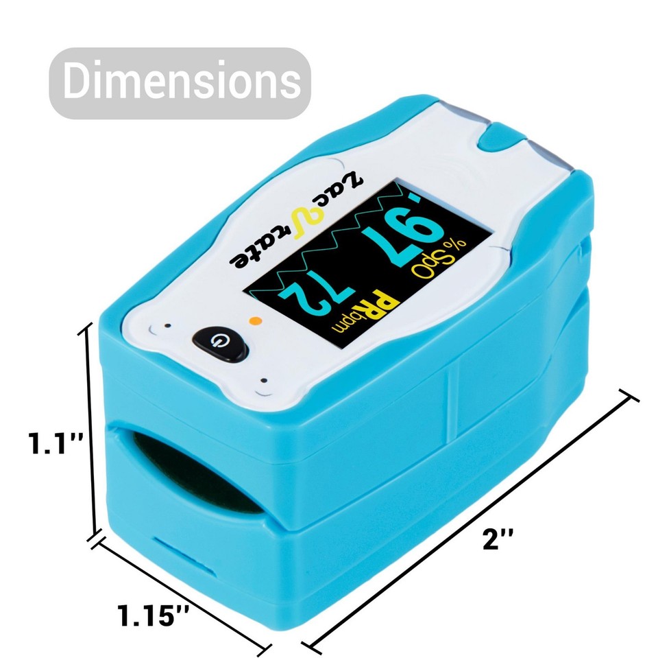 Digital Pediatric Finger Pulse Oximeter SpO2 Blood Oxygen Pulse Rate O2 ...