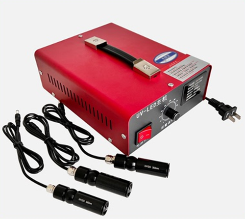 LED UV Point Light Source UV Curing lamp three light heads 395/365/385 ...