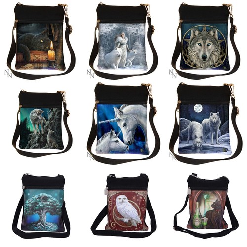 New Shoulder Bag Lisa Parker Anne Stokes Artwork Cats Wolves Unicorns ...