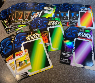 Lot 3 of 17 Star Wars Action Figure Card Backs (1995, 96 & 1997) LQQK ...