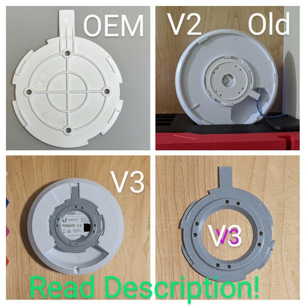 Ubiquiti Unifi UAP Unifi6 Lite LR Nano Pro HD XG SHD AC Mounting ...