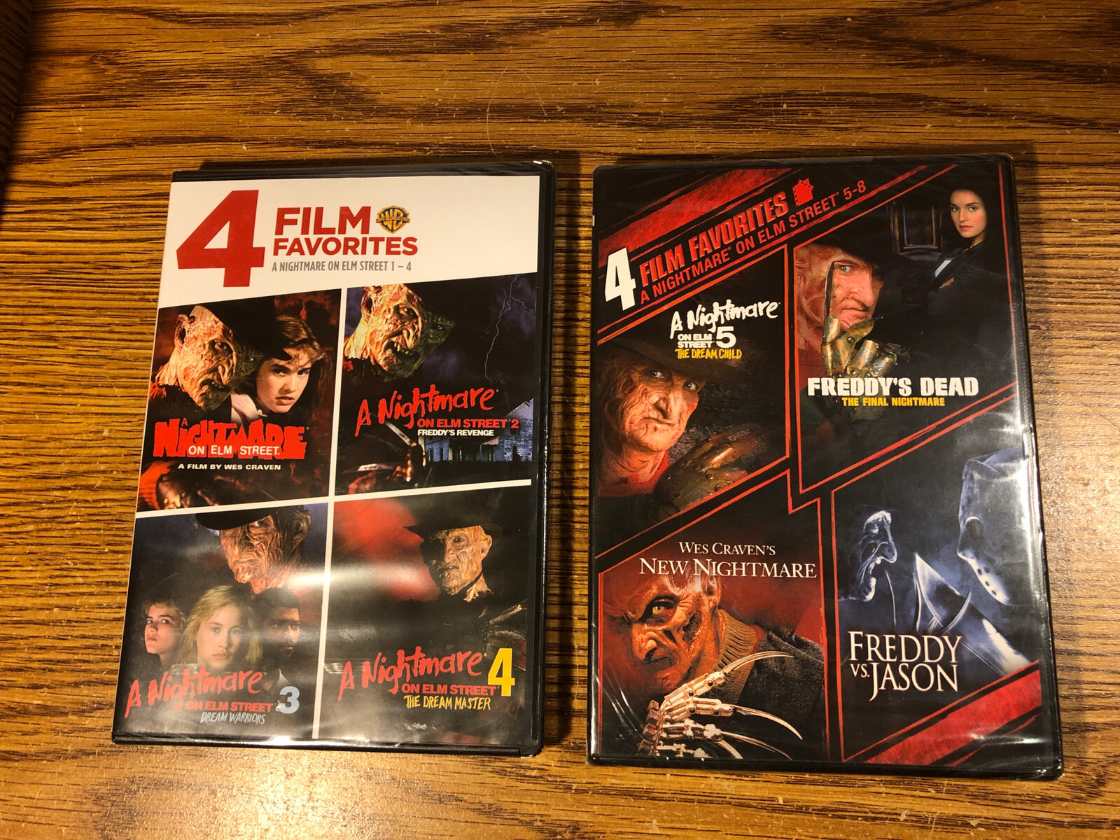 Nightmare on Elm Street 1 2 3 4 5 6 7 8 DVD Set Horror Collection ...