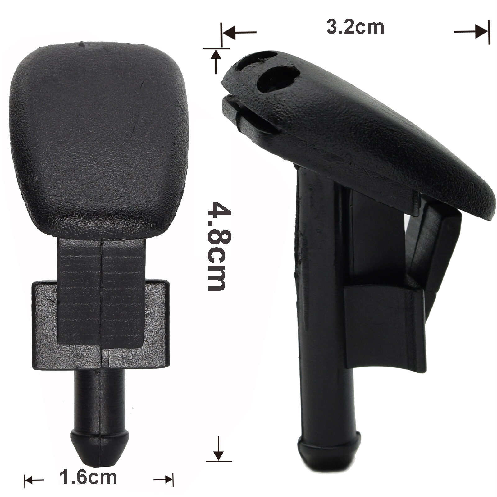 2Pcs Front Windshield Wiper Washer Jet Nozzles For BMW E36 OE ...