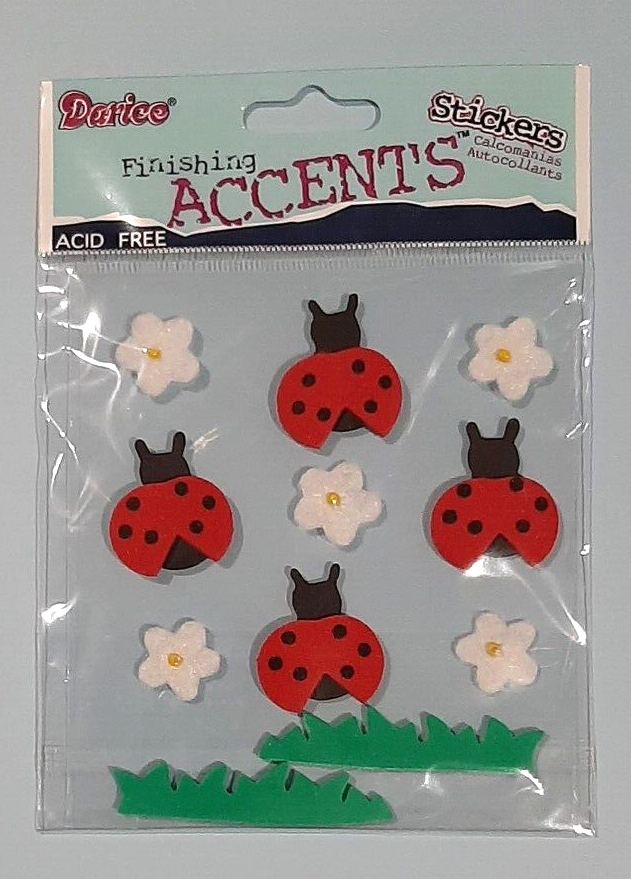 3D Craft Stickers Darice Finishing Accents party sports ladybug dog ...