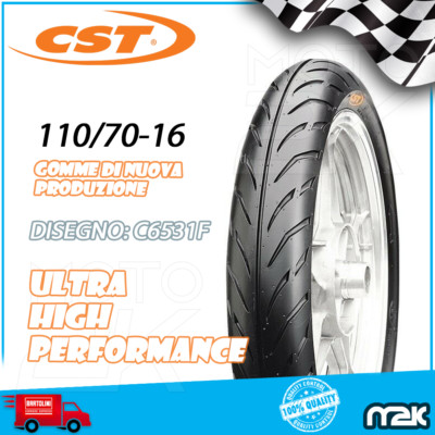 COPERTONE PNEUMATICO ANTERIORE 110/70-16 110 70 16 HONDA SH 300 ABS ...