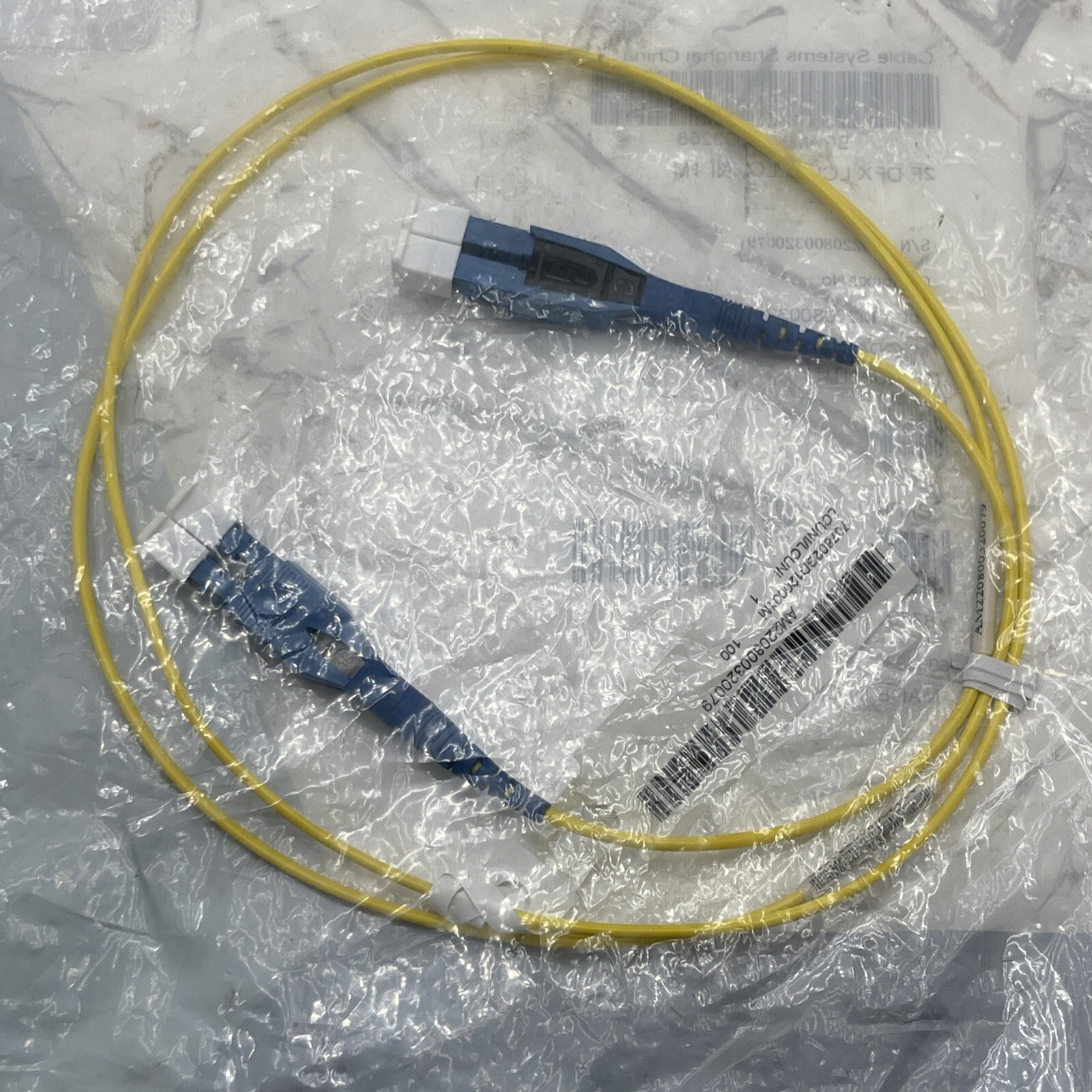 Corning 787802GD120001M LC-LC SM Uniboot Duplex Jumper, 1m | eBay