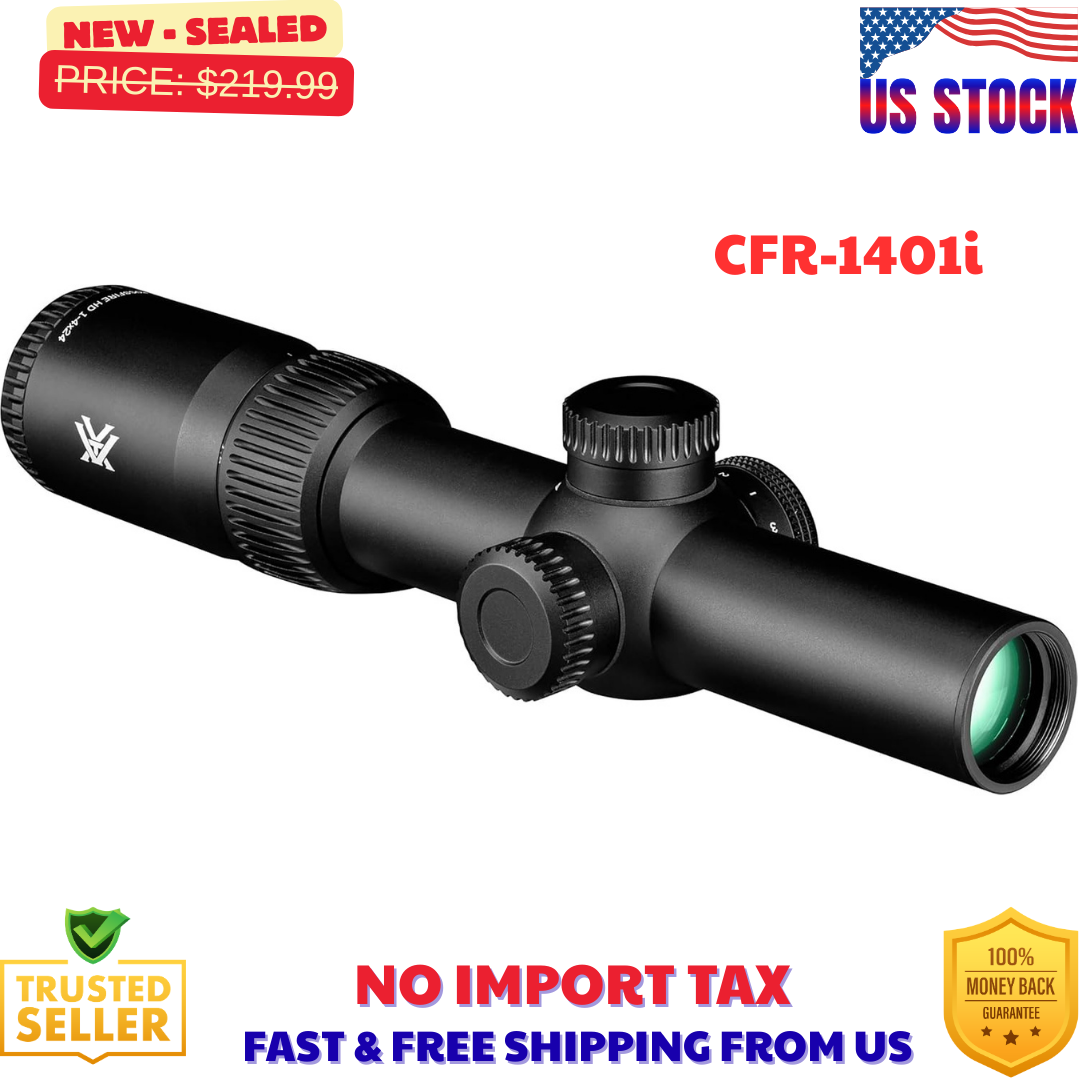 Vortex Optics Crossfire HD 1-4x24 Dead-Hold 2A BDC MOA 30mm Tube SFP ...