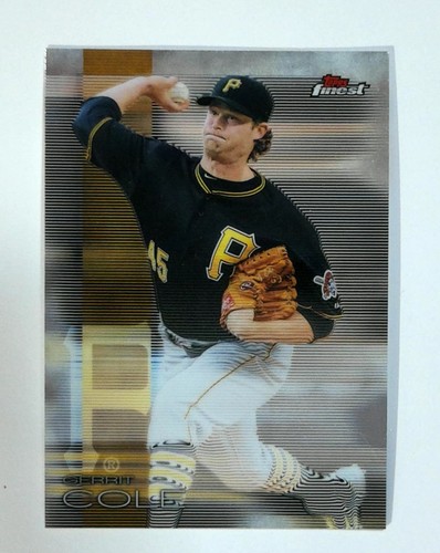 2016 Finest #66 Gerrit Cole Pittsburgh Pirates Baseball | eBay