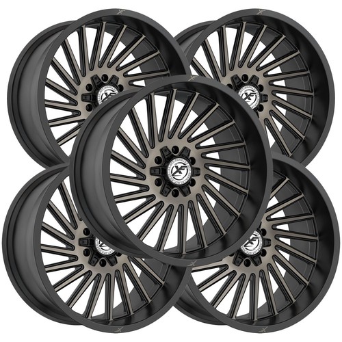 (Set of 5) XF Off-Road XF-239 20x9 5x5"/5x5.5" +12mm Black/Bronze ...