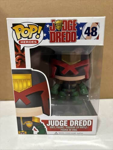 Funko Pop! Comic Heroes Judge Dredd 48 Vinyl Figures + Pop Protector ...