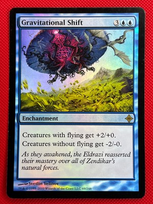 MTG Foil 1X Gravitational Shift X1 Rise of the Eldrazi Magic - MP | eBay