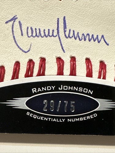 RANDY JOHNSON /75 2005 Upper Deck Sweet Spot Signatures AUTO | eBay