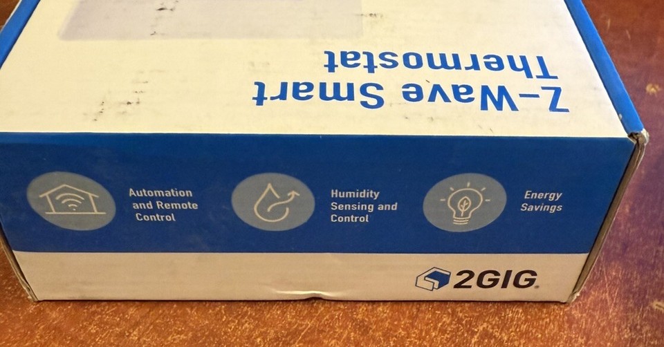 2gig Z-Wave 700 Smart Programmable Thermostat 2GIG-STZ-1 FREE SHIPPING ...