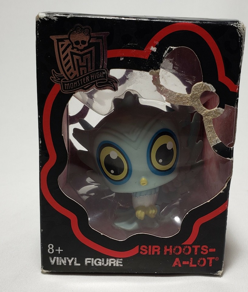 Monster High Sir Hoots-A-Lot Owl Vinyl Figure Ghoulia Zombie Pet NIB ...