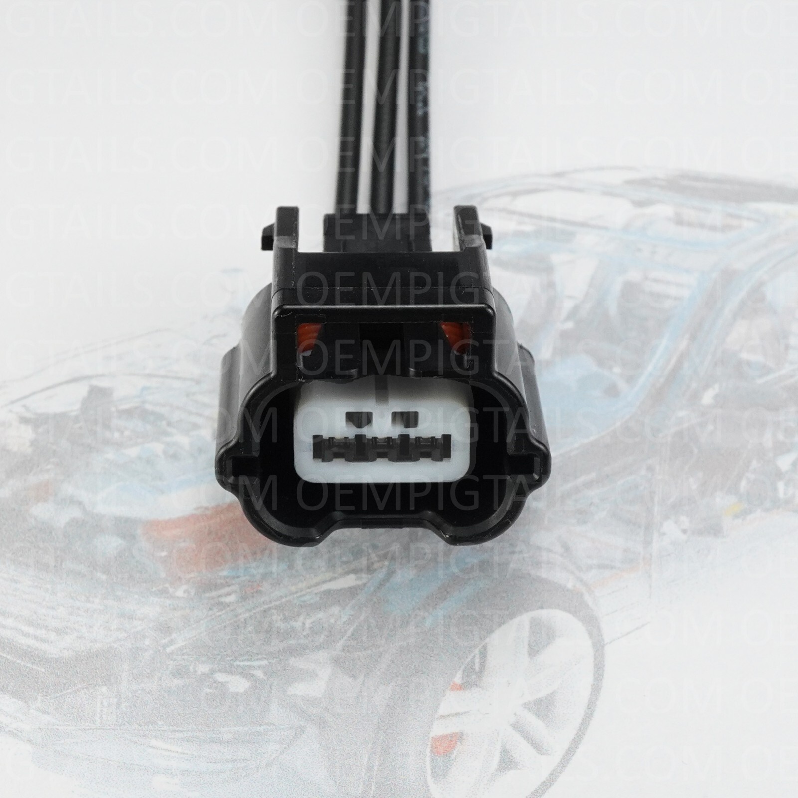 Fits Nissan Skyline R35 GTR Map Sensor Connector Pigtail Manifold Air ...