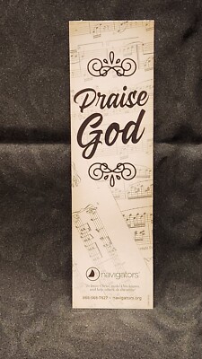 Praise God Navigators Religious Jesus Christian Bookmark | eBay