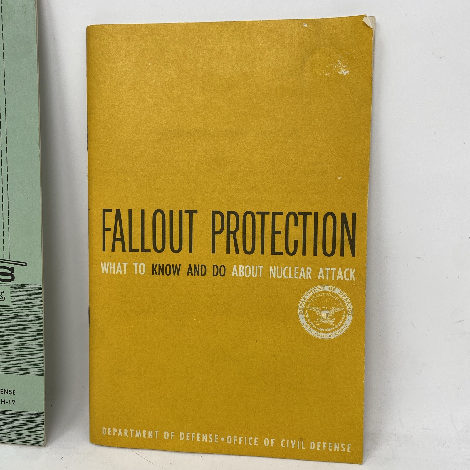 2 Vintage Fallout Protection Books - 1961 1966 Cold War Nuclear Attack ...