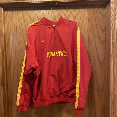 Nike Iowa State Cyclones Men's Medium Qtr Zip Pullover Jacket | eBay