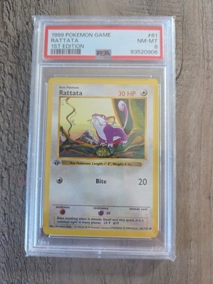 Rattata 061/102 Base Set (Shadowless) Regular | eBay