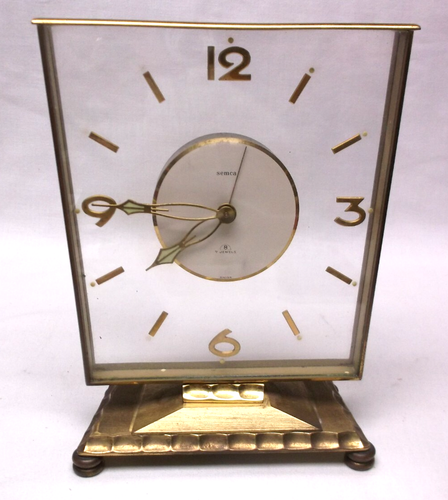 Vintage Semca 7 Jewel 8 Day Mantle Clock | eBay
