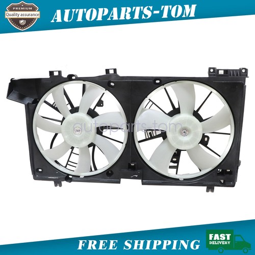 Dual Radiator & Condenser Fan Assembly Fit Subaru Outback Legacy 2.5L ...