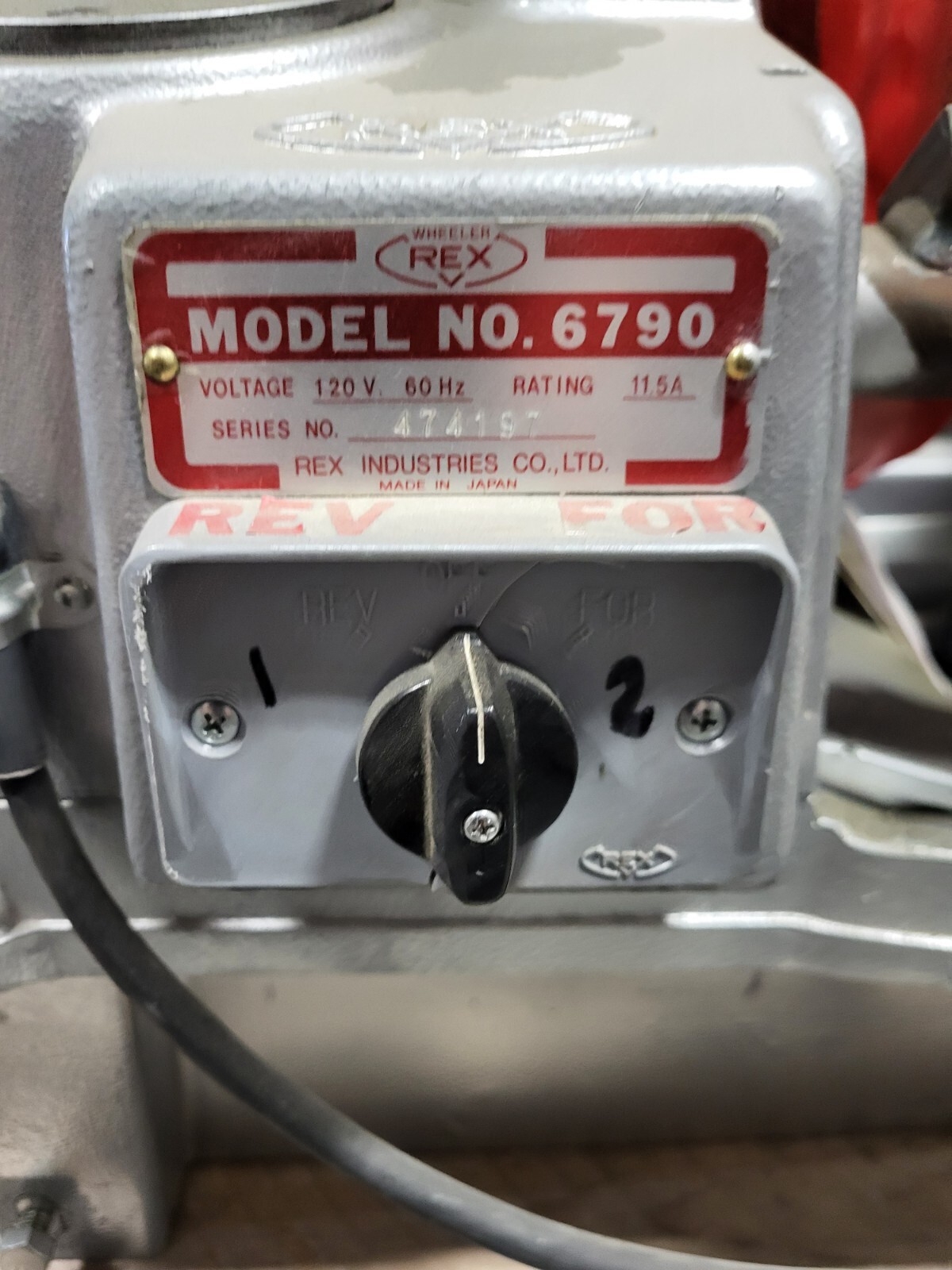 WHEELER-REX 6790 Threading Machine 1/2"- 4" | eBay