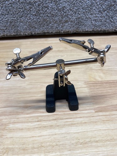 Vintage Helping Third Hand Clamp Jewelers Soldering Stand Clips | eBay