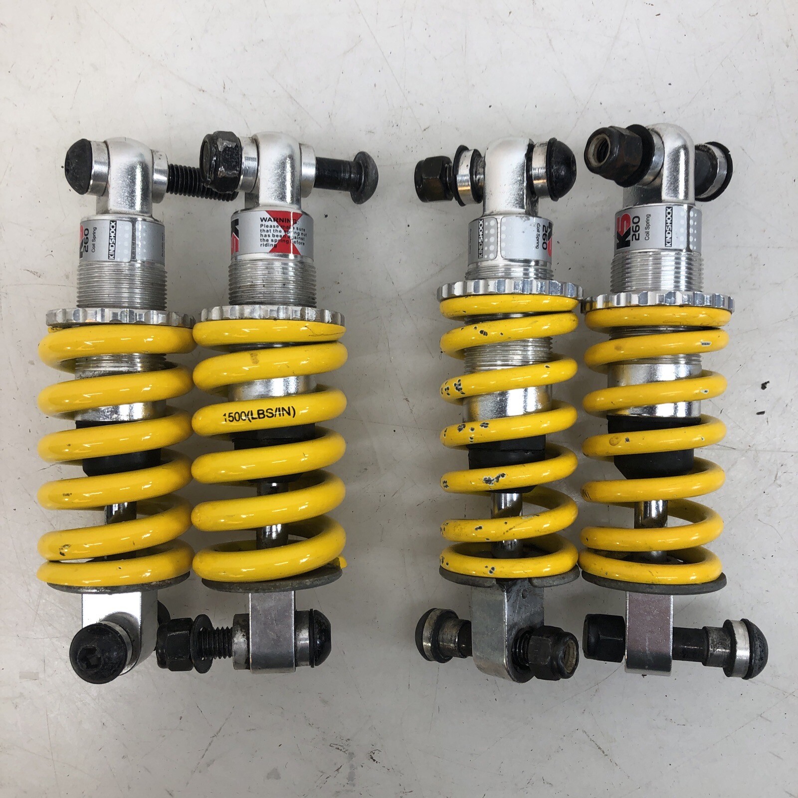 SET of Shock Absorbers, Suspension for Quantum 614HD Power Wheelchair ...